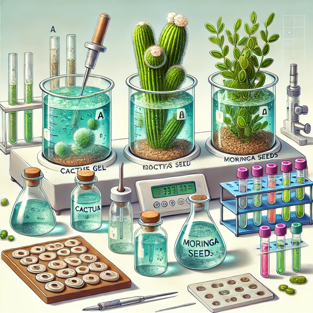 Anti-Bacterial Properties of Cactus Gel and Moringa Seeds in Water ...