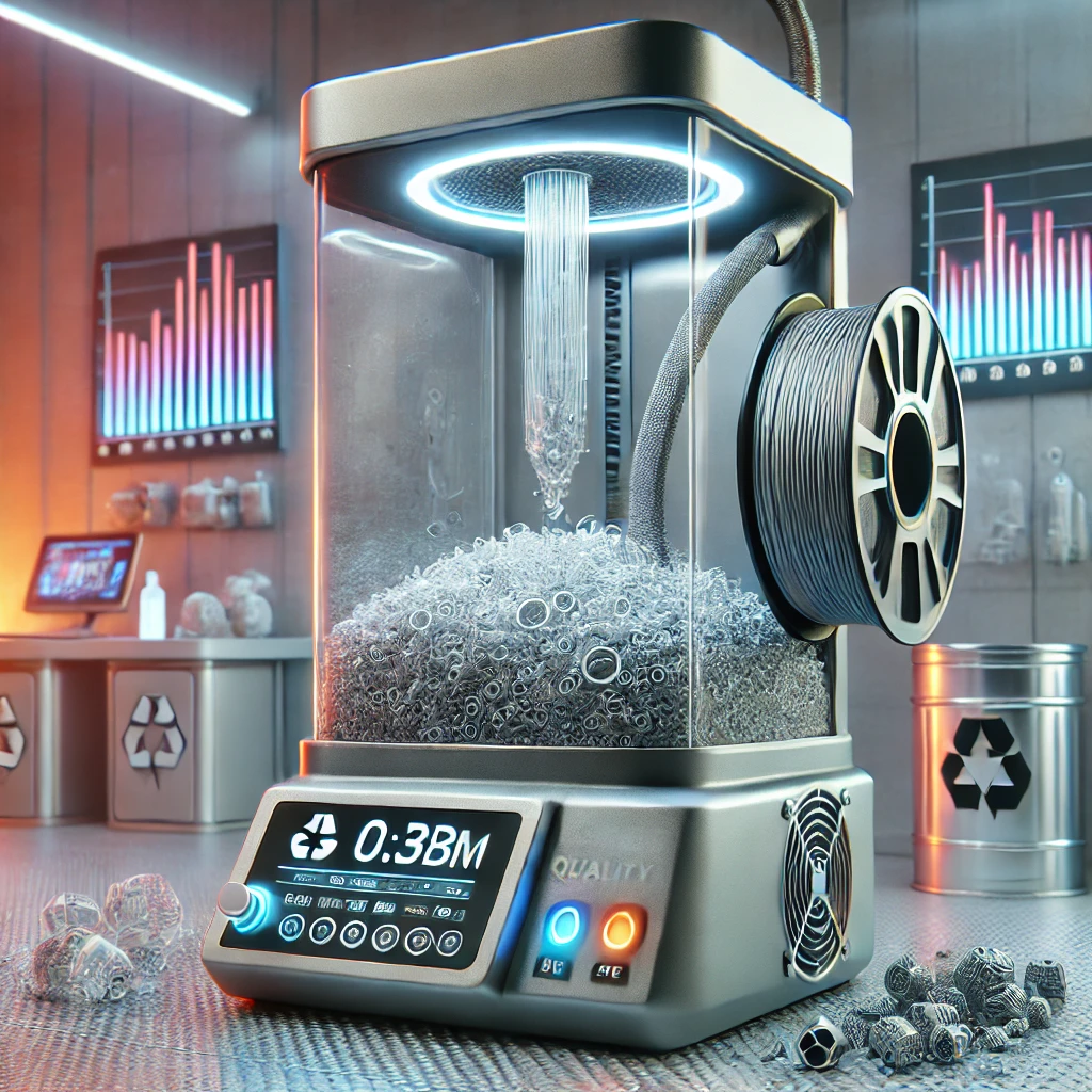 Plastic Waste-to-3D Printing Filament Machine - Creators Insight