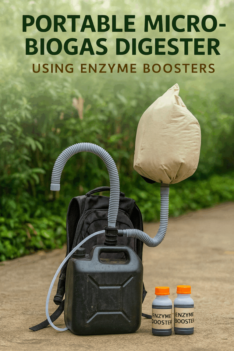 Portable Micro-Biogas Digester Using Enzyme Boosters - Creators Insight