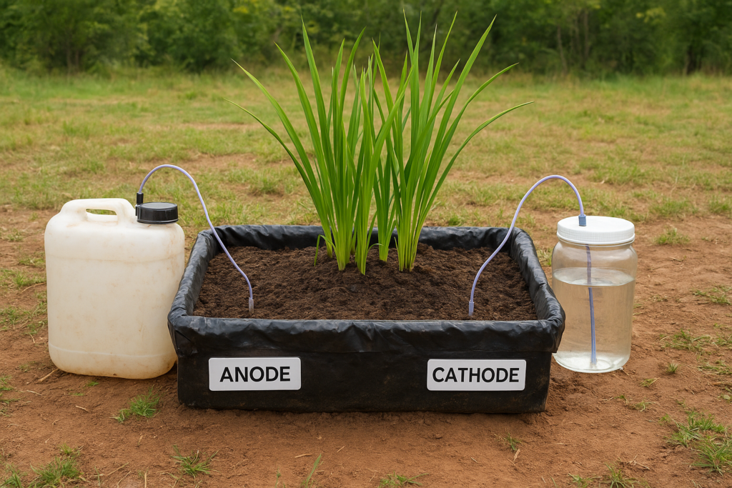 Bio-Electrochemical Wetland Battery (Plant-Microbial Power Cell ...
